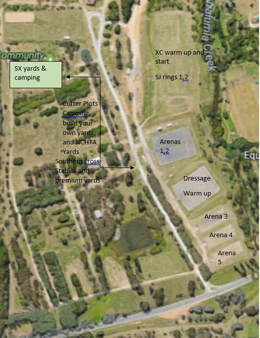 Venue map – National Capital Horse Trials Association