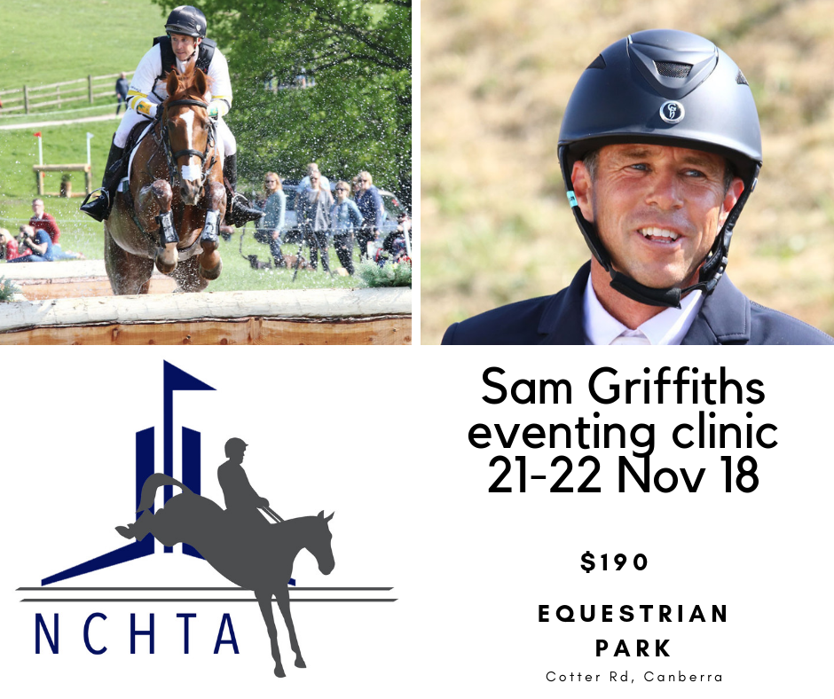 Sam Griffiths Clinic – National Capital Horse Trials Association