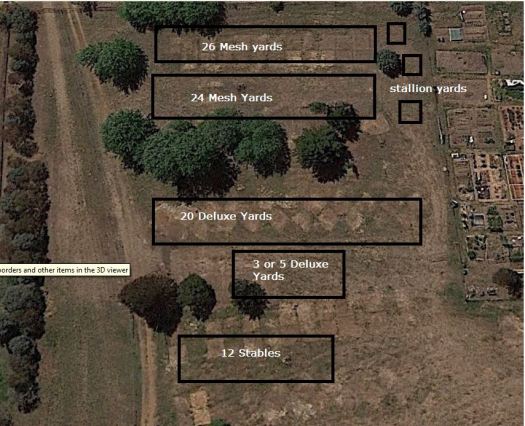 SX yards map – National Capital Horse Trials Association